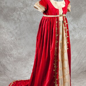 Regency Court Ball Dress Set 1790-1805, Custom Made - Etsy