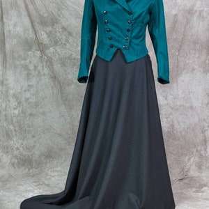 Victorian Edwardian Riding Habit 1880th Custom Sized - Etsy