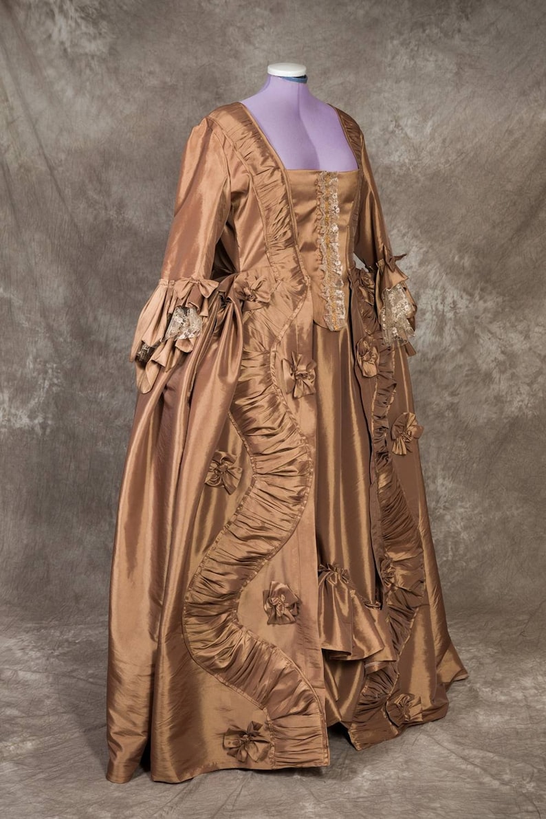 Robe a La Francaise Rococo Dress Saque Gown Custom Sized - Etsy
