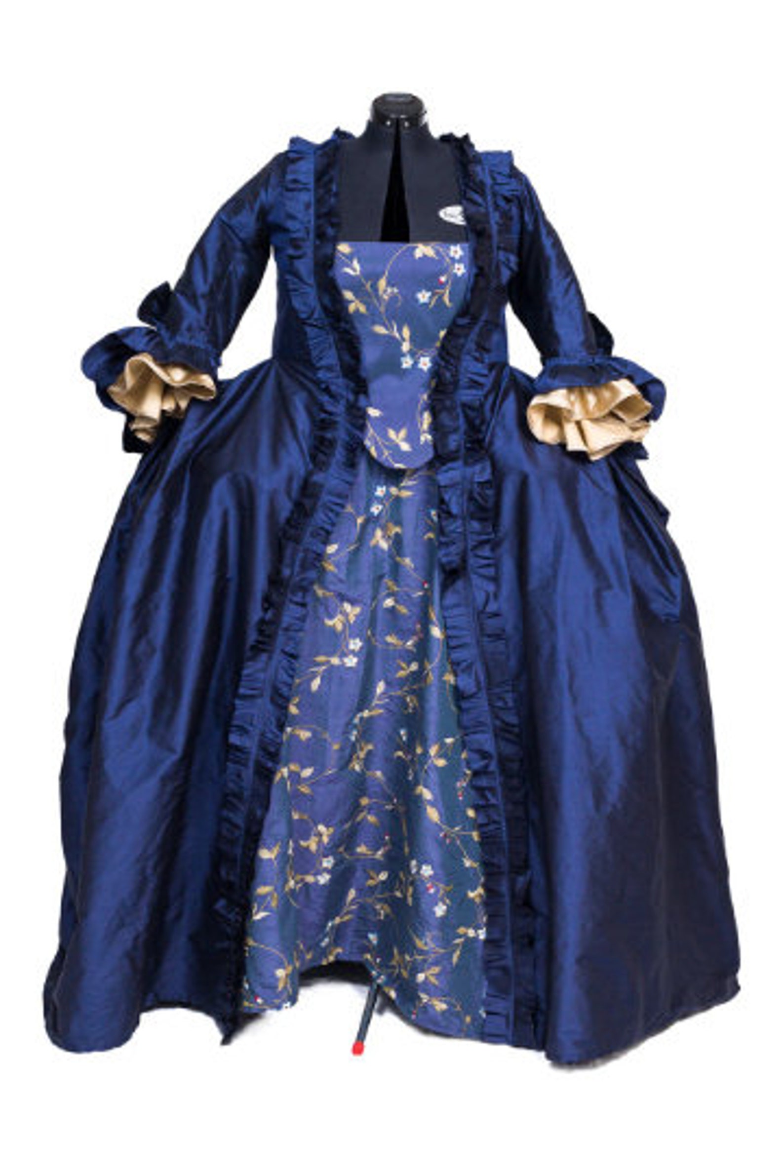 Robe a La Francaise Rococo Dress Saque Gown Custom Sized Silk - Etsy