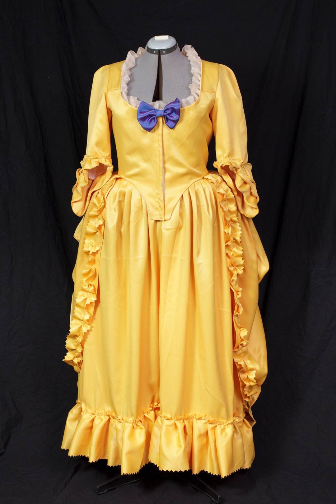 Robe a La Polonaise Rococo Dress Silk Custom Sized - Etsy