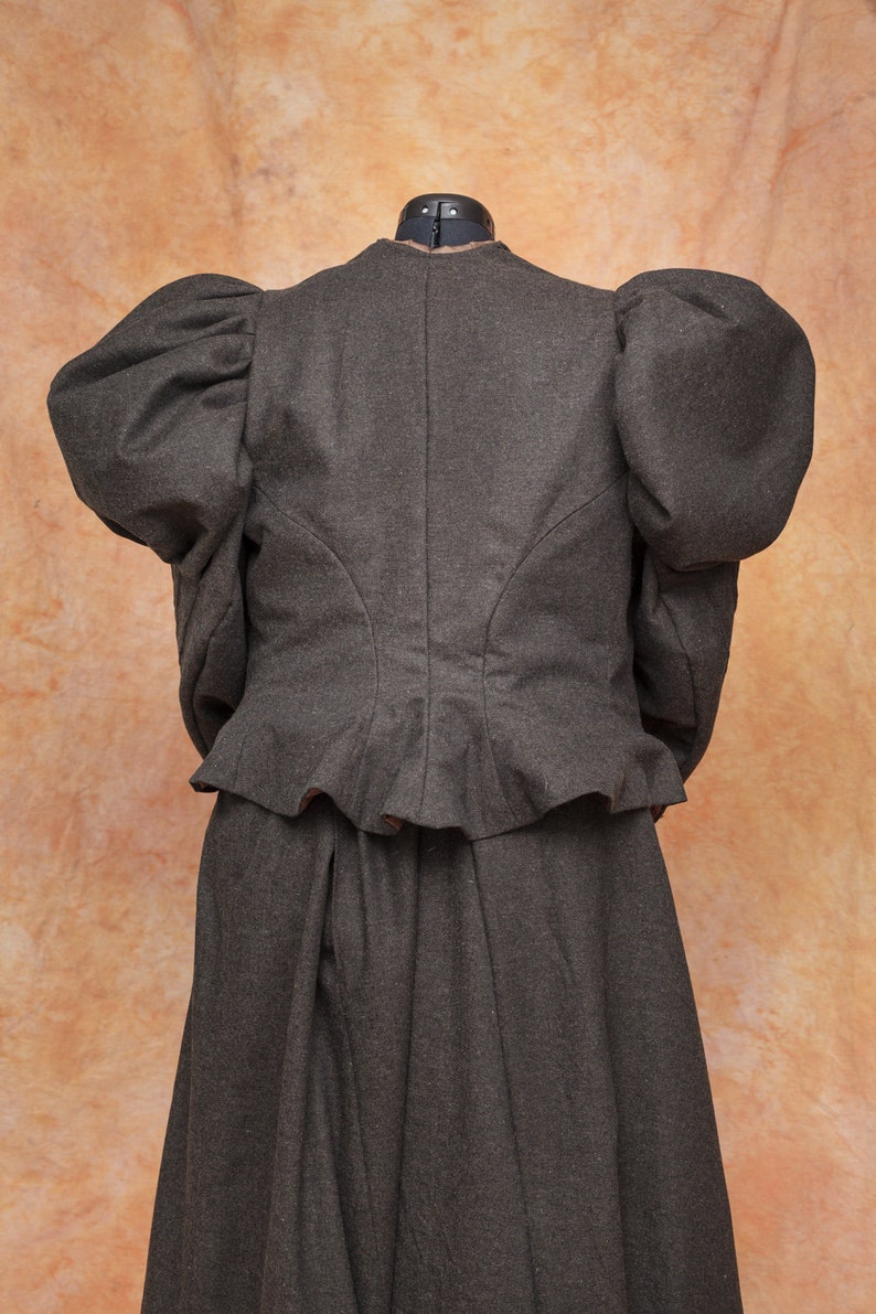 Victorian Costume With Puffy Sleeves Custom Sized - Etsy