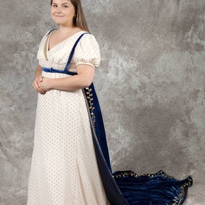 Regency Court Ball Dress Train 1790-1805, Custom Made - Etsy