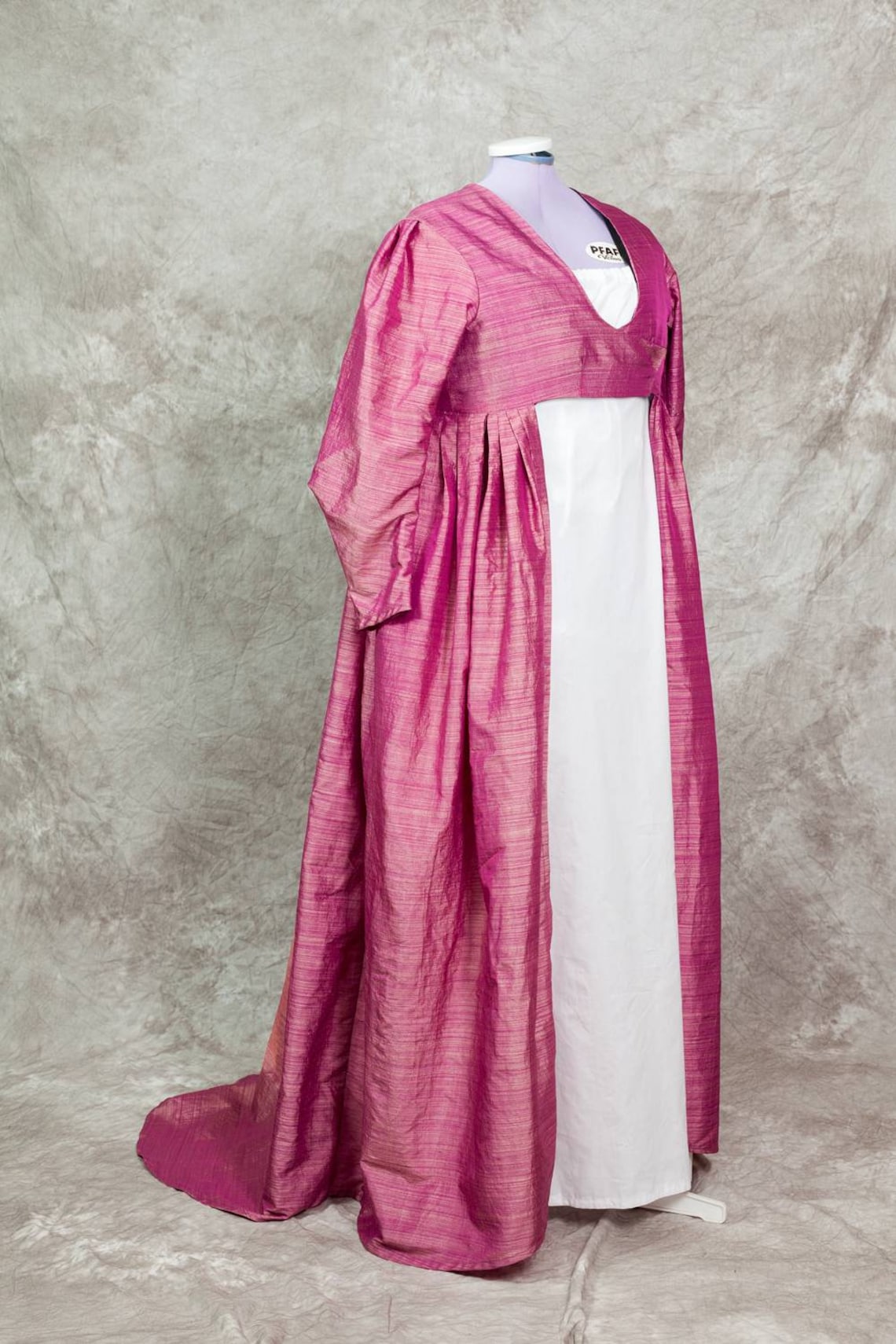 Open Robe Georgian Empire Dress 1795-1807 Custom Made - Etsy