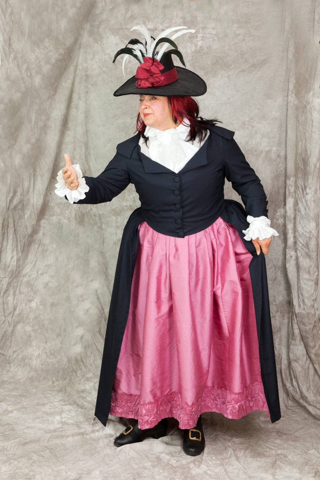 Georgian Redingote Dress 18.th Century, Custom Made - Etsy