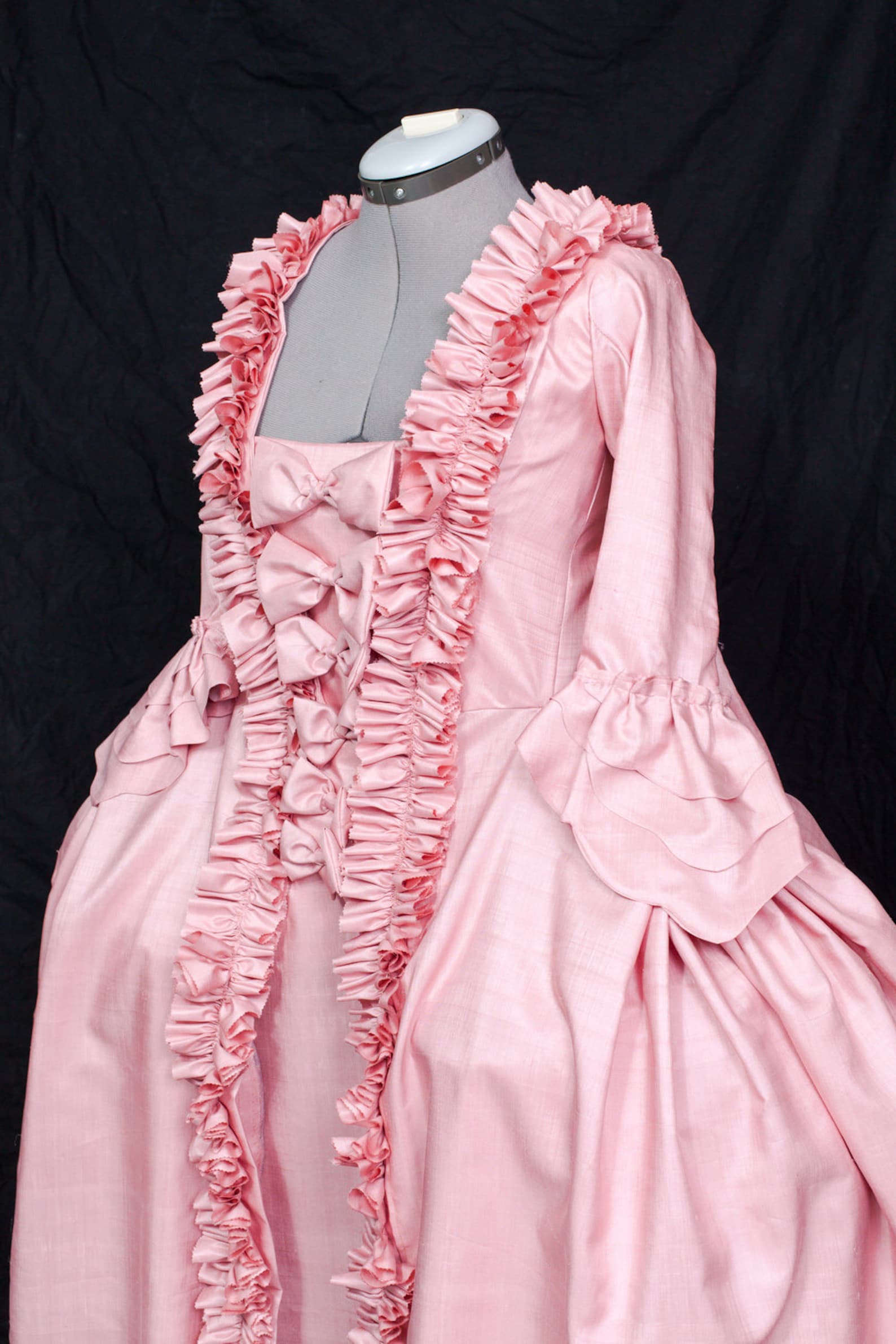 Robe a la francaise Rococo Dress Saque Gown Custom Sized Silk | Etsy