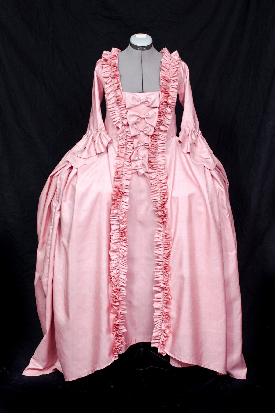 Robe a la francaise Rococo Dress Saque Robe Custom Size Soie | Etsy