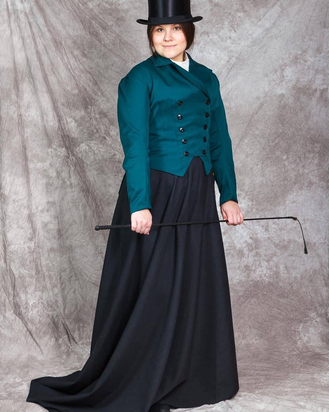 Victorian Edwardian Riding Habit 1880th Custom Sized - Etsy