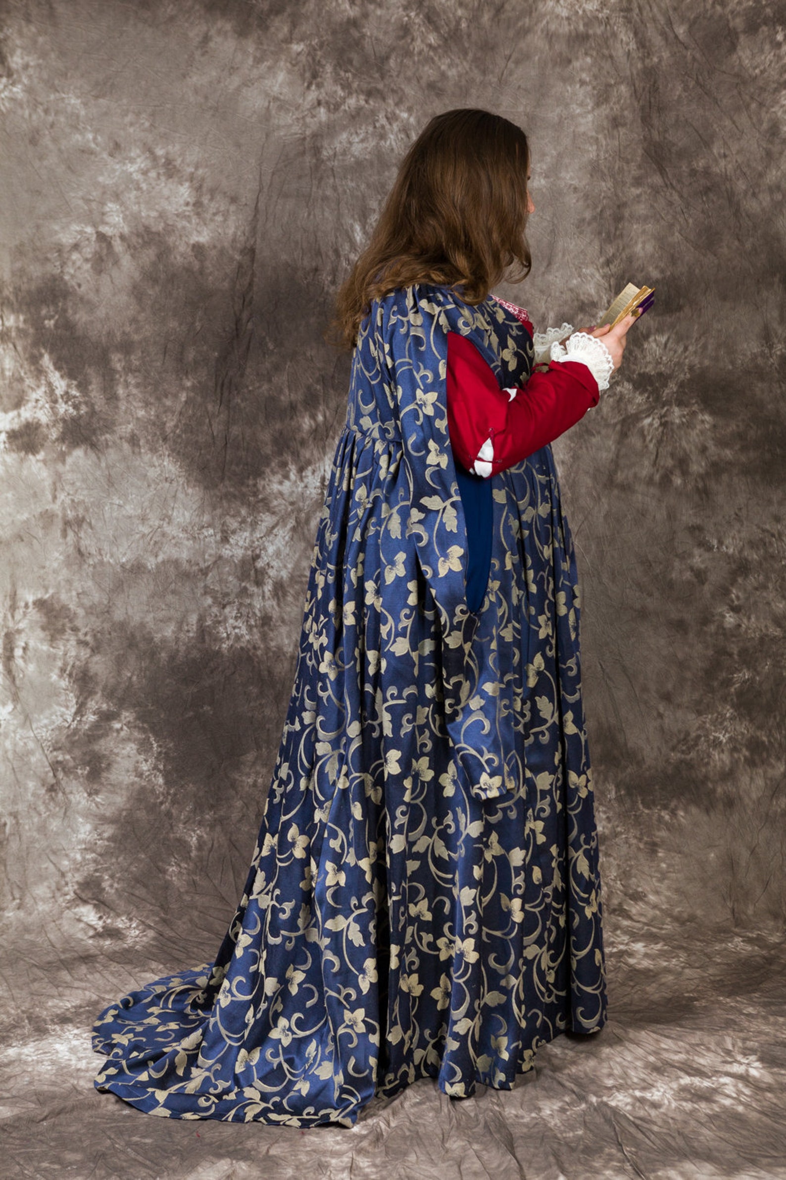 Renaissance Dress Cioppa Gamurra Overdress 15.-16. Jahrhundert, Custom ...
