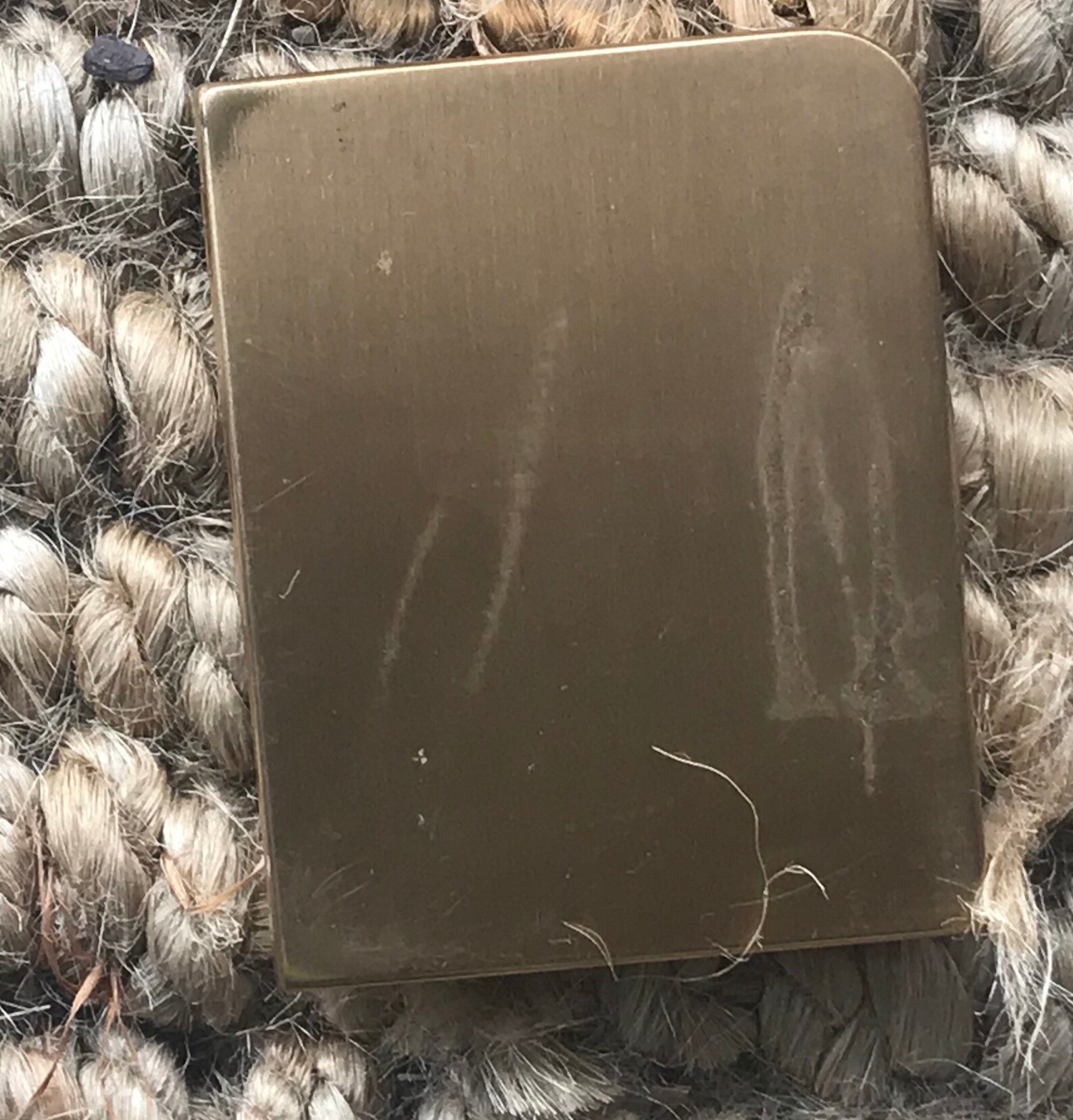 Elgin American Brass Powder Case Vintage Powder Compact - Etsy