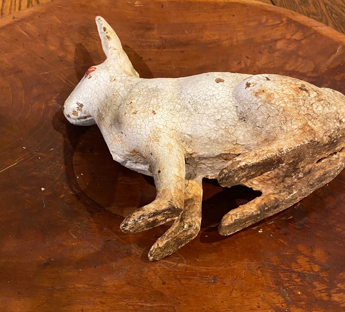 Antique Iron Rabbit Wrought Iron Iron Bunny Cast Iron - Etsy