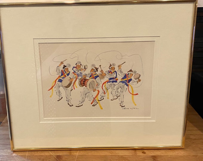 Hoe Won Watercolor Painting, Korean 20th Century, Signed Watercolor ...