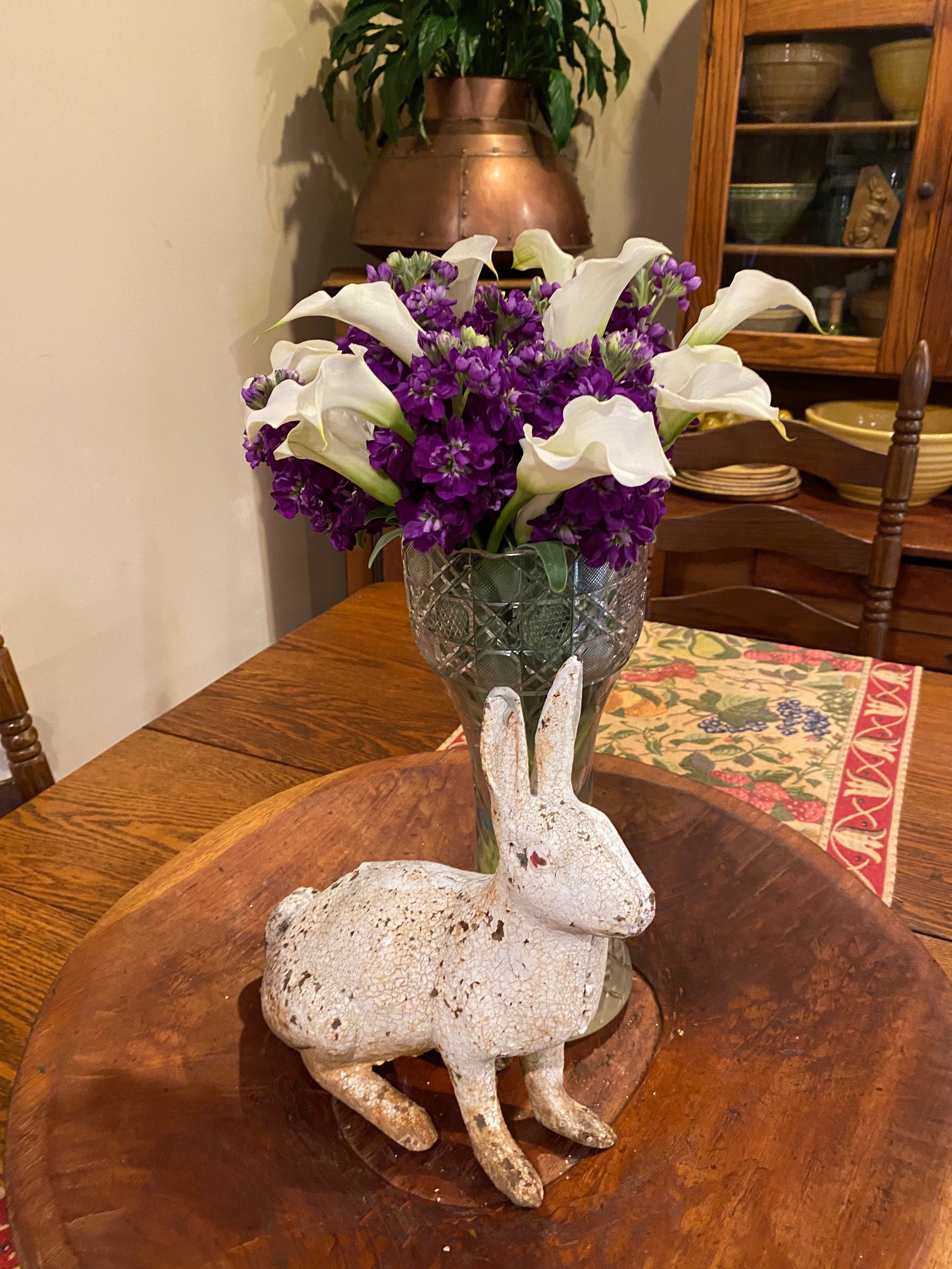 Antique Iron Rabbit Wrought Iron Iron Bunny Cast Iron - Etsy