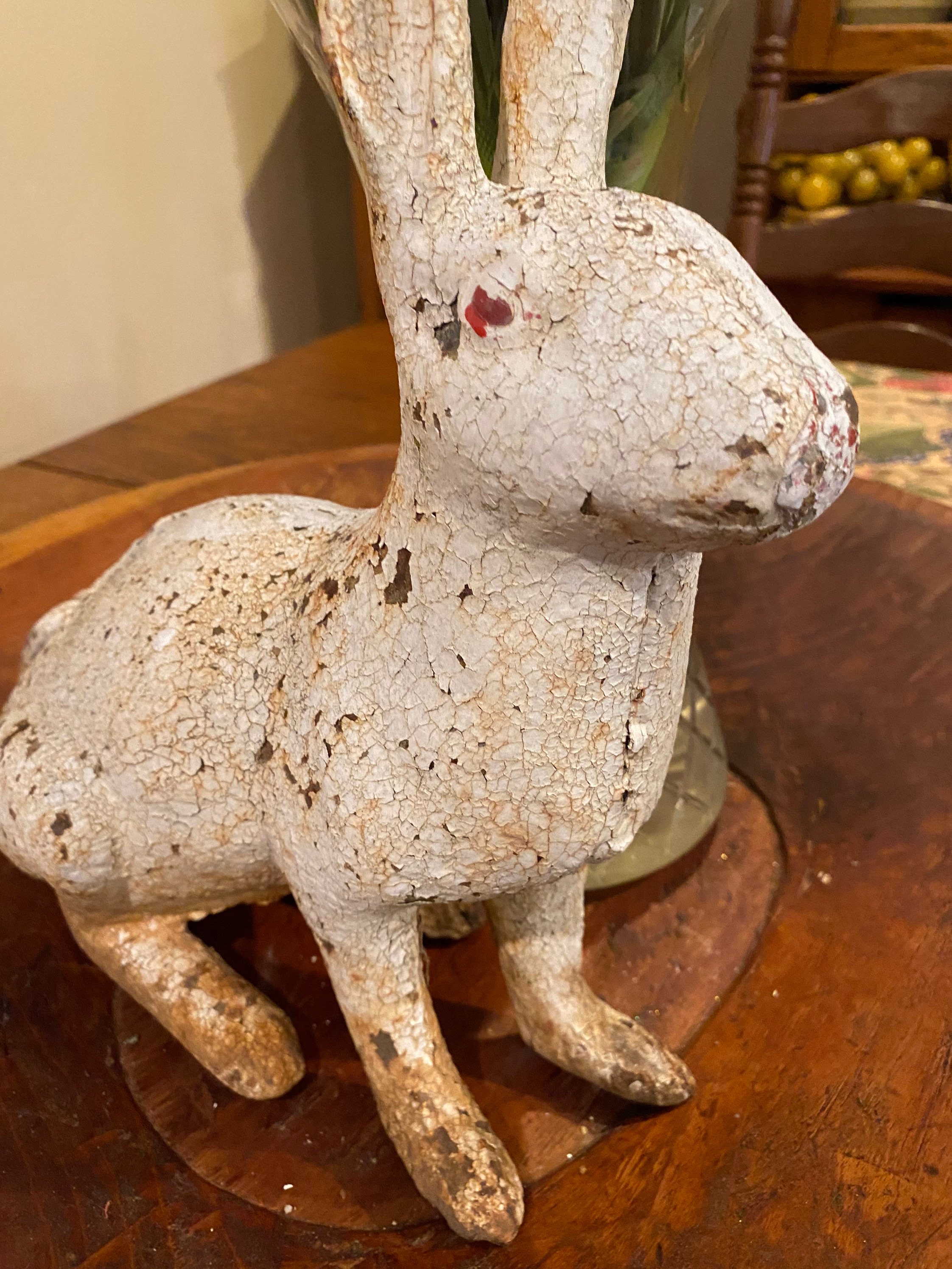 Antique Iron Rabbit Wrought Iron Iron Bunny Cast Iron - Etsy