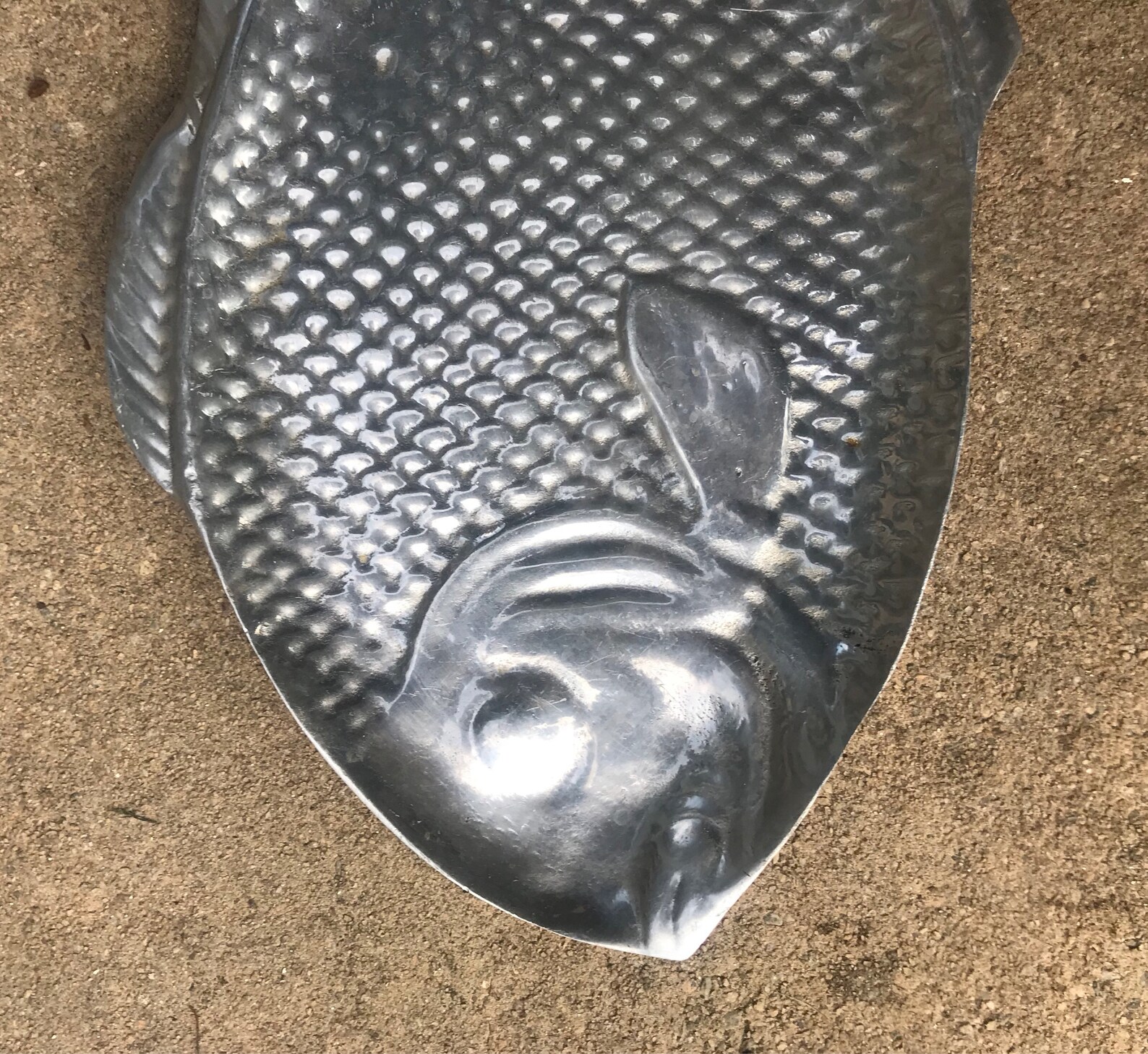Large Aluminum Fish Platter Fish Tray Vintage Aluminum Tray | Etsy
