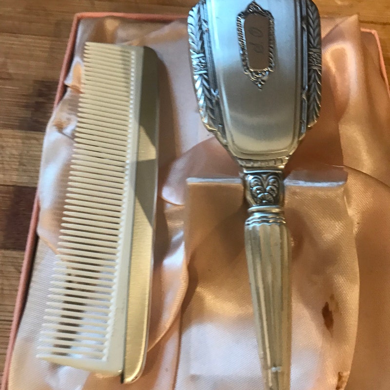 Comb and Brush Set - Etsy