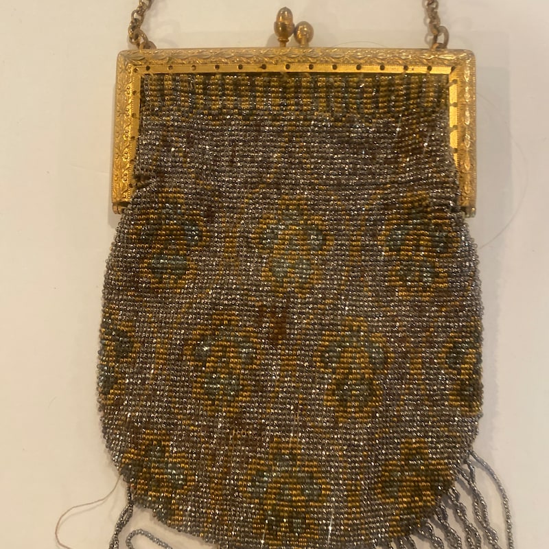 Antique Bead Purse - Etsy