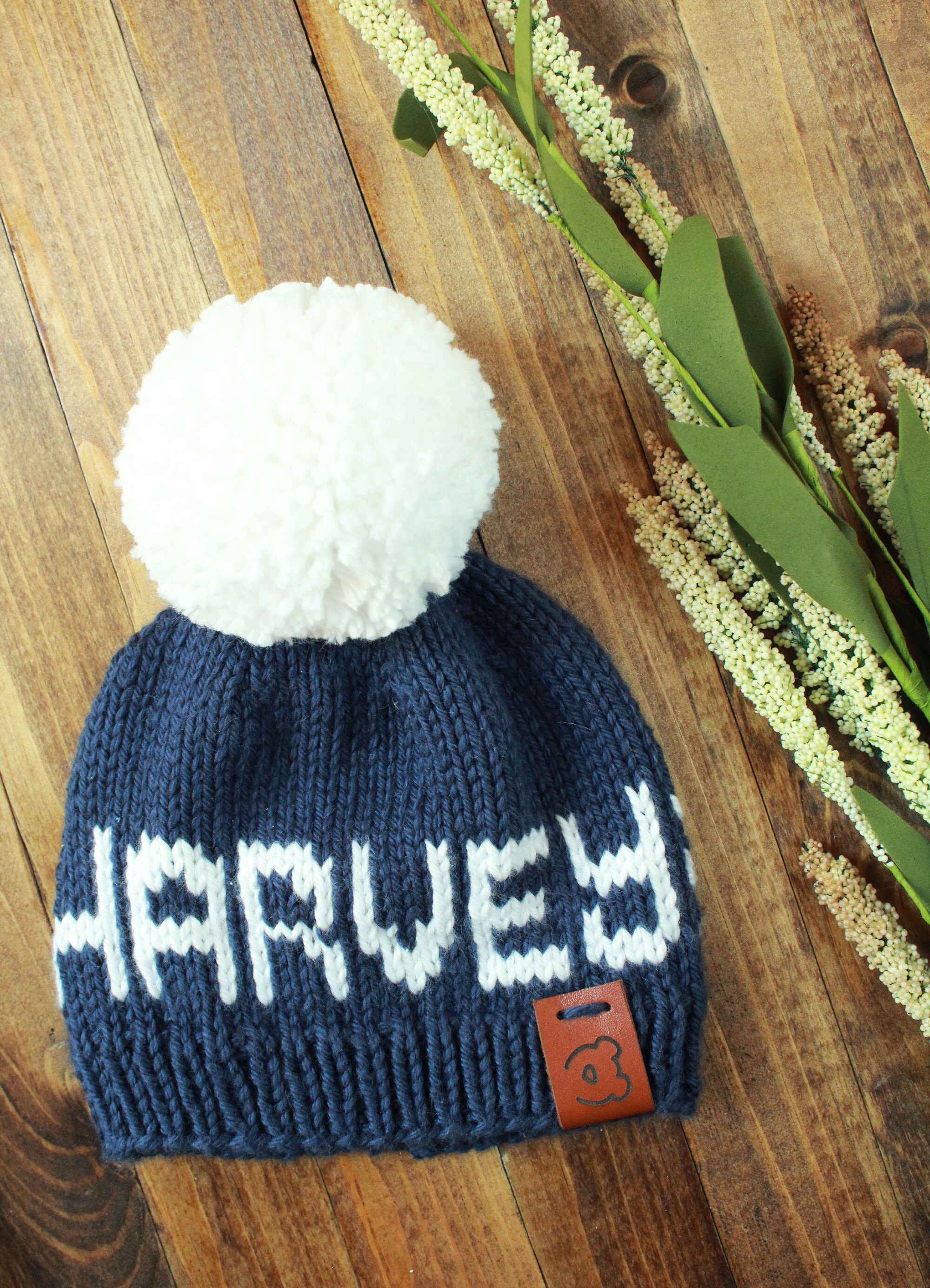 Personalized Baby Beanie // Monogrammed Baby Hat // Custom | Etsy