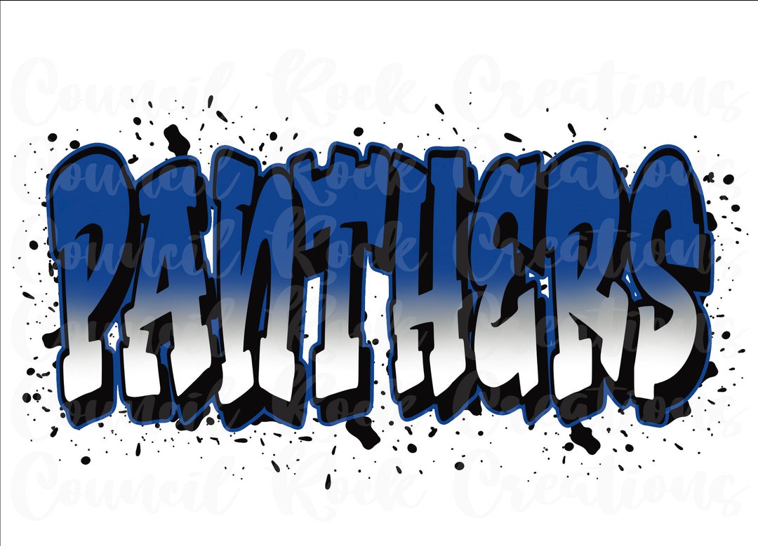 Panthers PNG | Graffiti | Digital File | Sublimation Download - Etsy