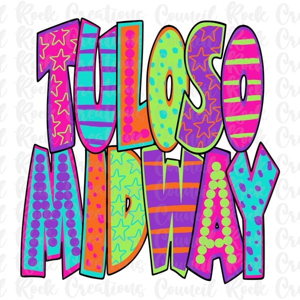 Tuloso Midway Svg - Etsy