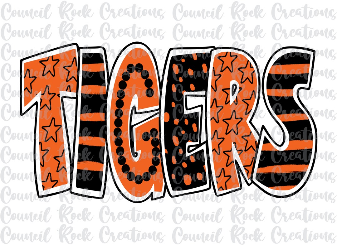 Tigers Fun Mascot PNG, School Spirit, Team Spirit, Digital Gile ...