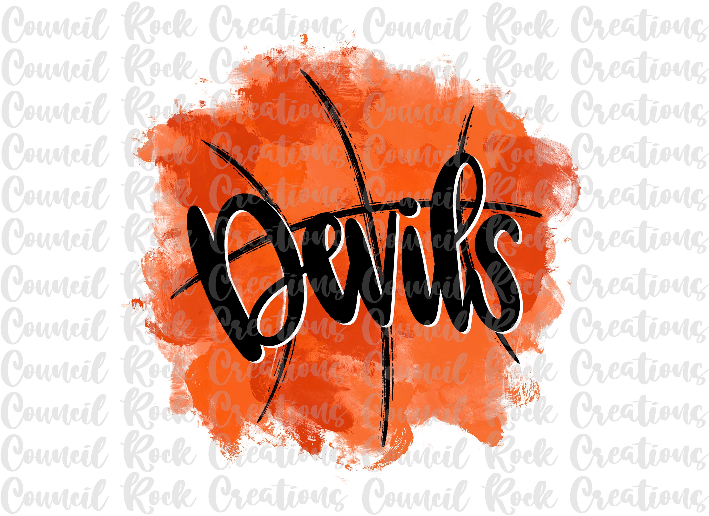 Devils Splatter PNG, School Spirit, Sports, Mascot, Digital File ...