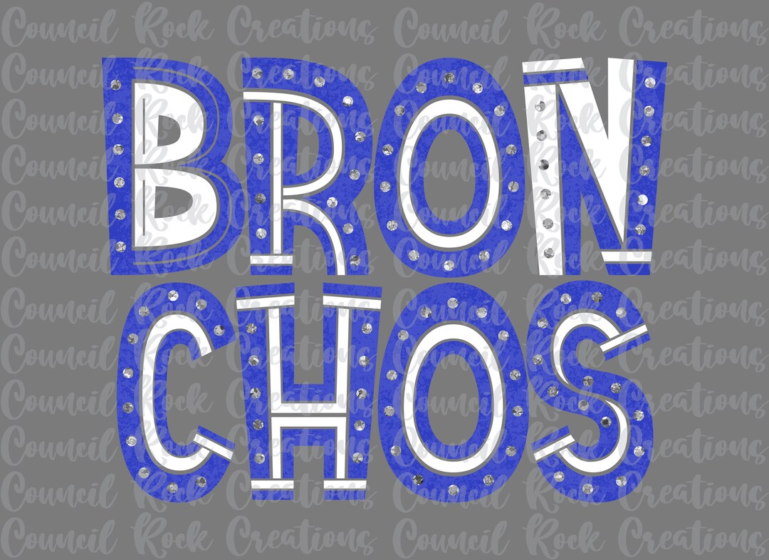 Bronchos Png, Glitter Dots, Mascot, School Spirit, Team Spirit, Digital ...