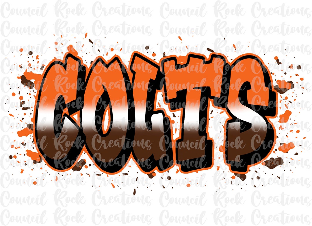 Colts PNG | Graffiti | Digital File | Sublimation Download - Etsy