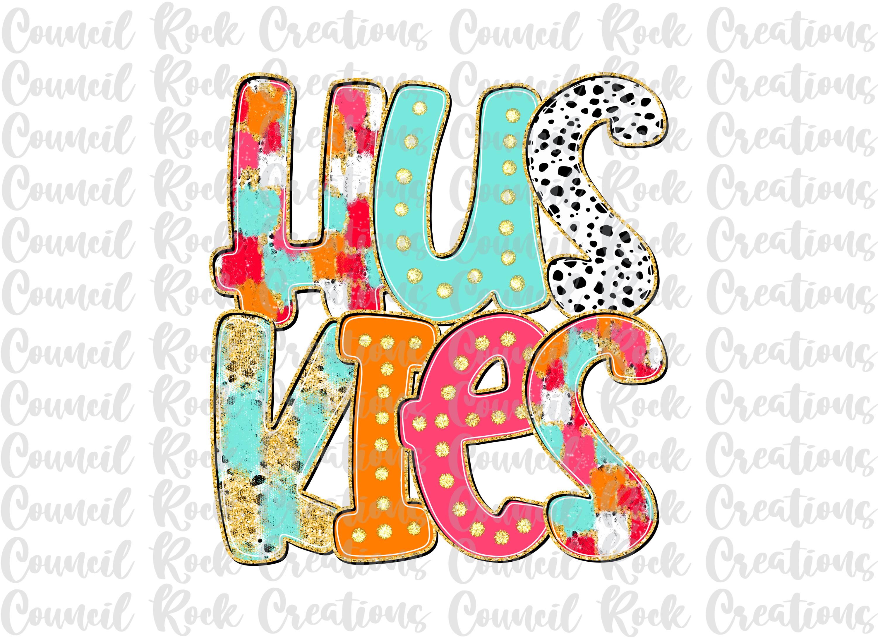 Huskies Png, Colorful, Brushstrokes , Dalmatian Dots, Glitter, Mascot ...