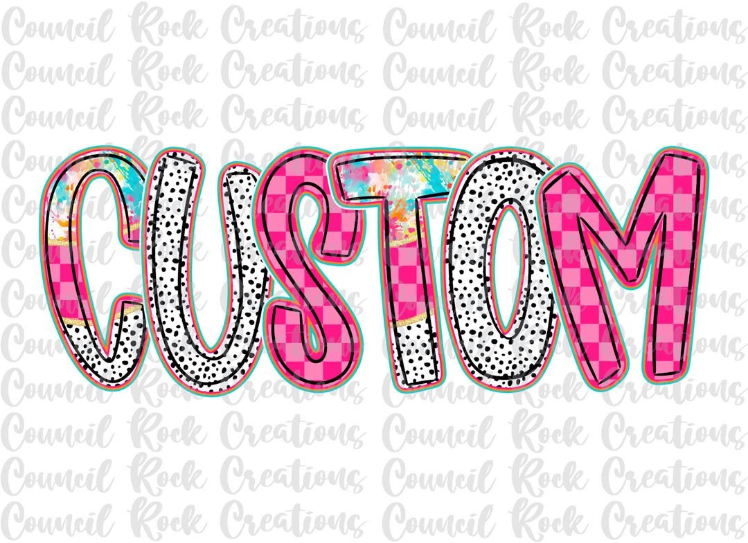 CUSTOM Made to Order Digital Png, Happy Chaos Mascot/occupation/word ...