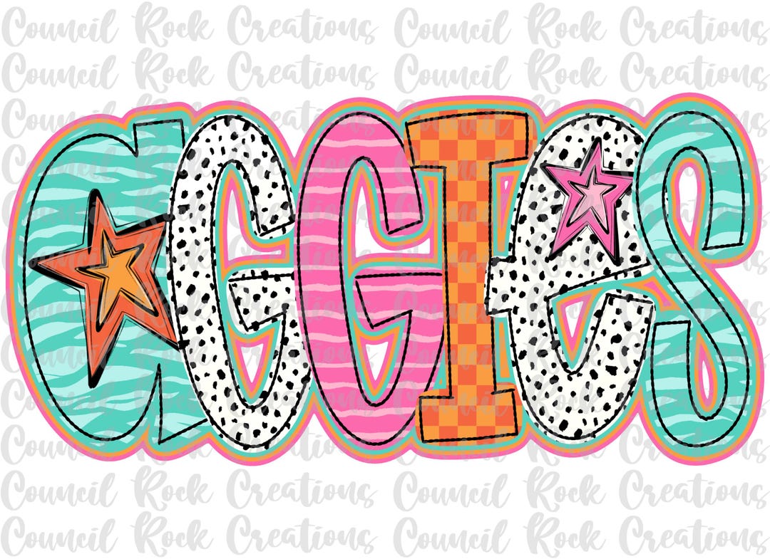 Aggies Png, Colorful, Checkered, Zebra Print, Dalmatian Dots, Hand ...