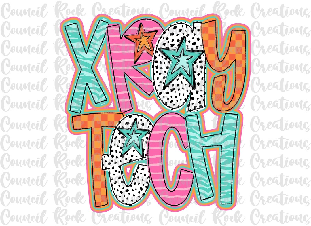 X Ray Tech Png, Colorful, Checkered, Zebra Print, Dalmatian Dots, Hand ...