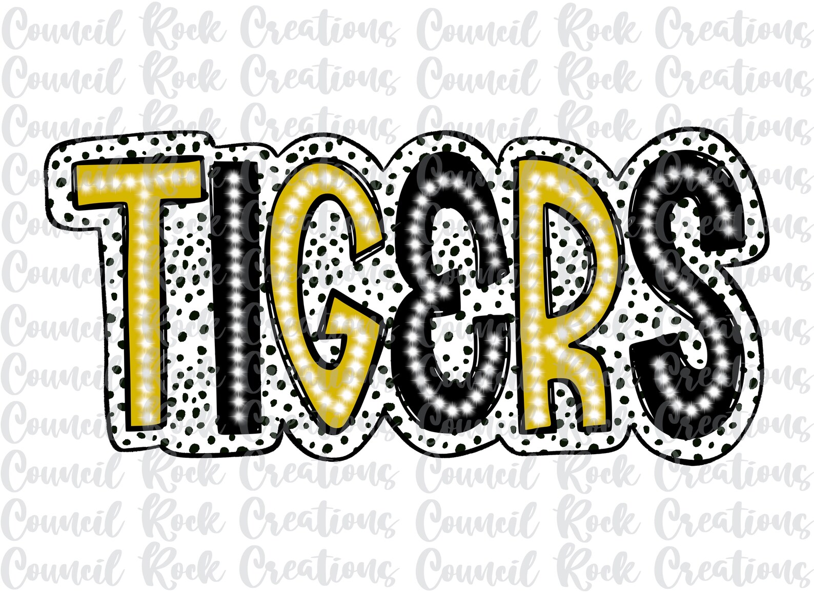 Tigers Png, Dalmatian Dots, Mascot, School Spirit, Team Spirit, Digital ...