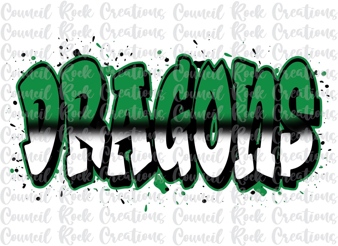 Dragons PNG | Graffiti | Digital File | Sublimation Download - Etsy