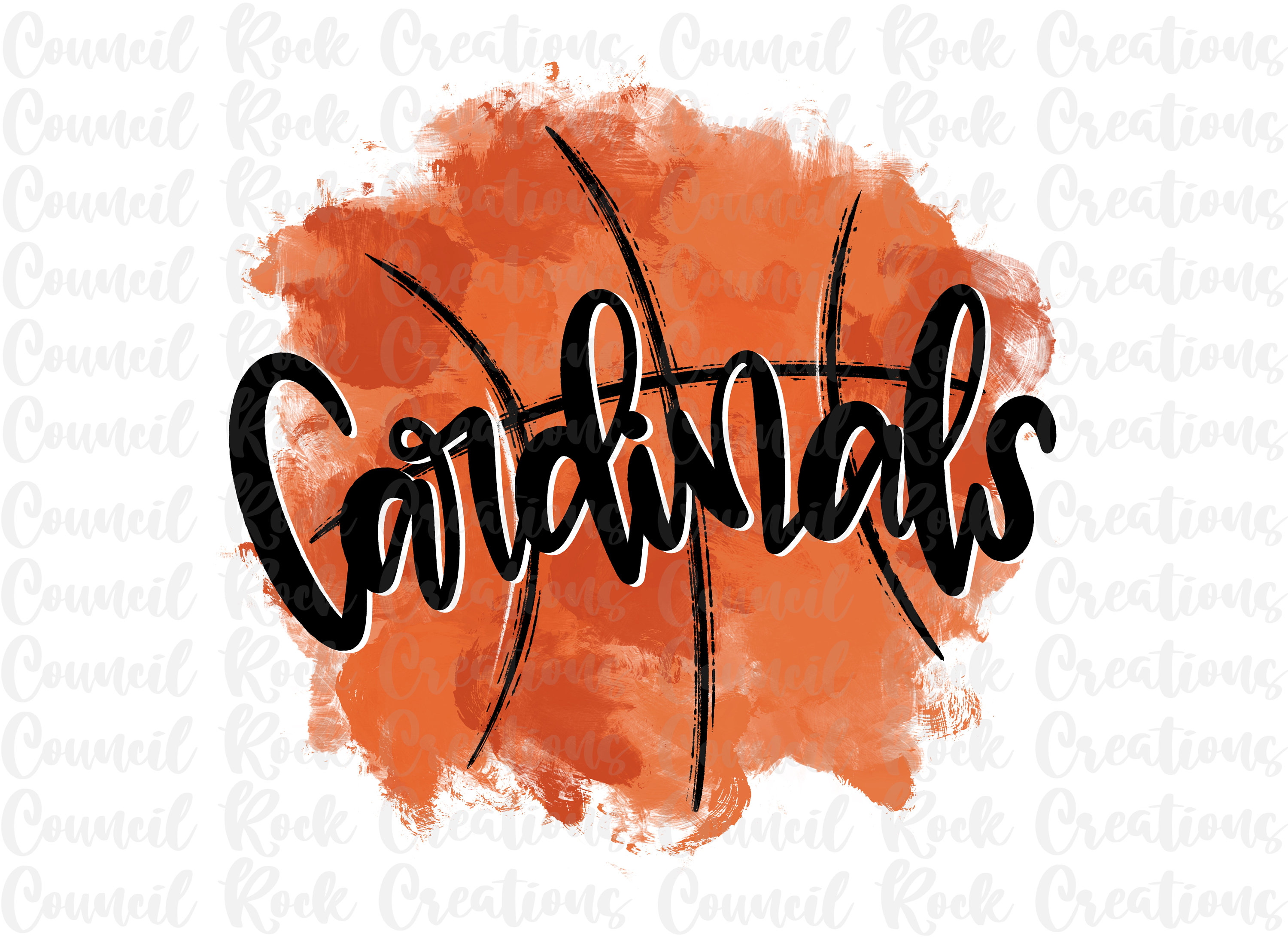 Cardinals Basketball Splatter PNG, School Spirit, Sports, Mascot ...