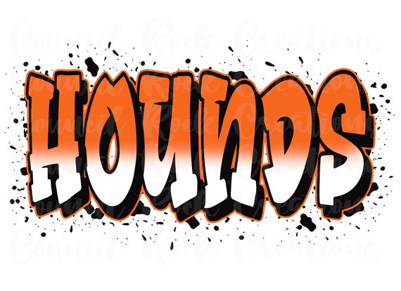 Hounds PNG Graffiti Digital File Sublimation Download - Etsy