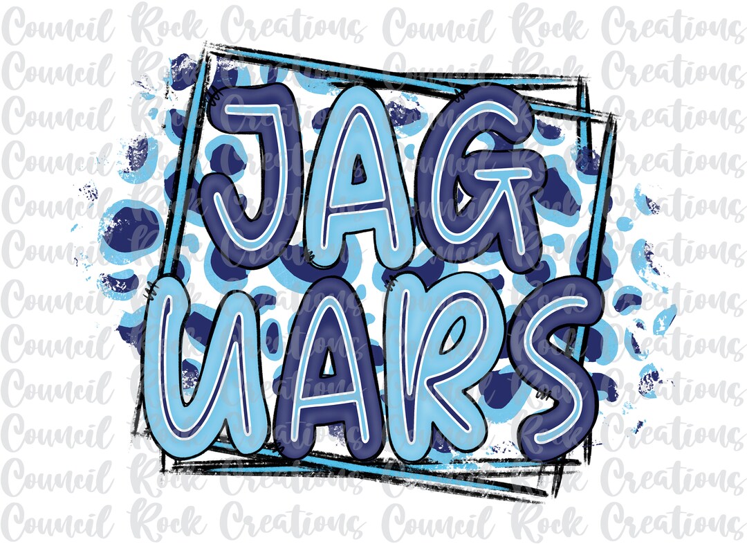 Jaguars PNG, Doodle Letters, Cheetah Splash Frame, School Spirit ...