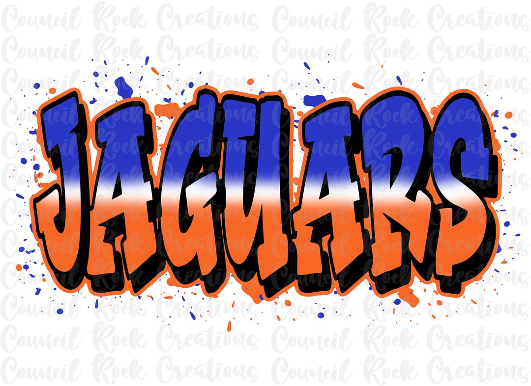 Jaguars PNG Graffiti Digital File Sublimation Download School Spirit ...
