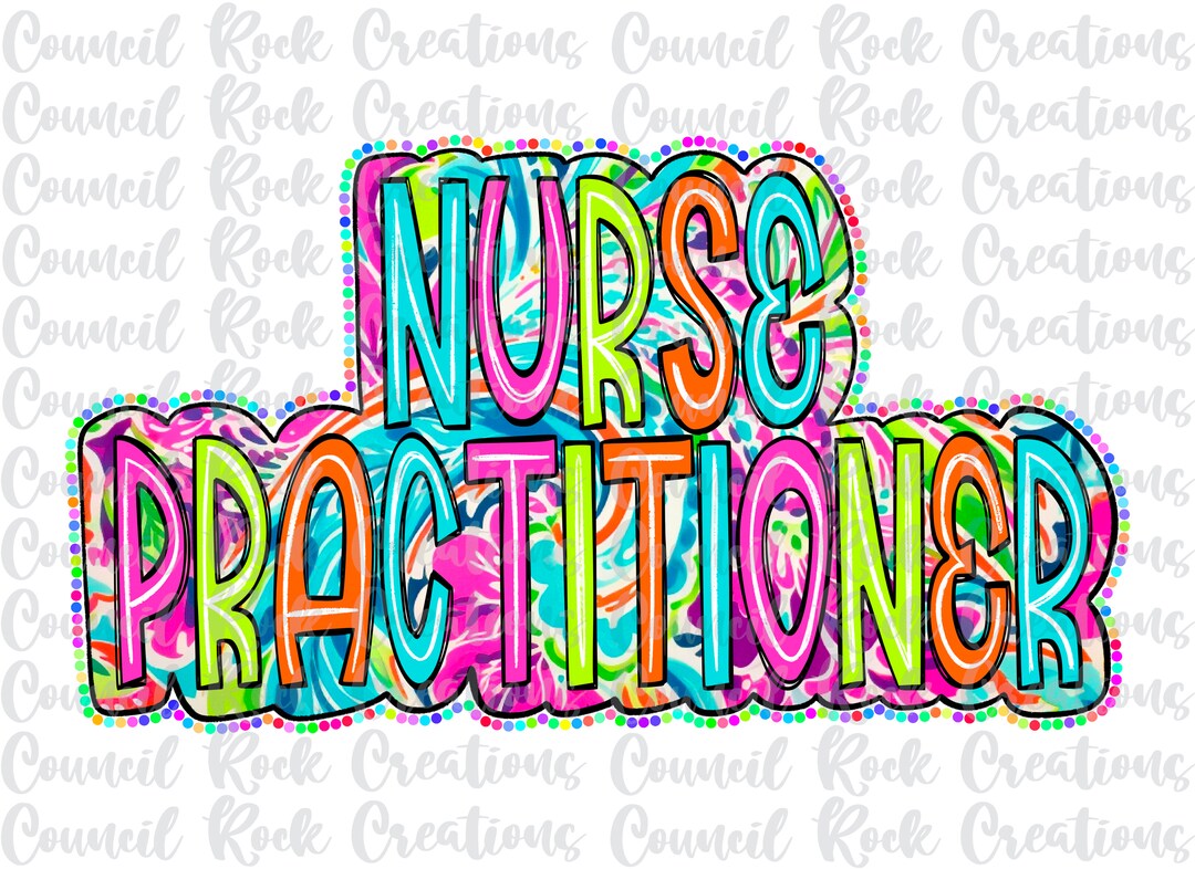 Nurse Practitioner PNG, Scribble Doodle, Bright Paisley, Medical ...