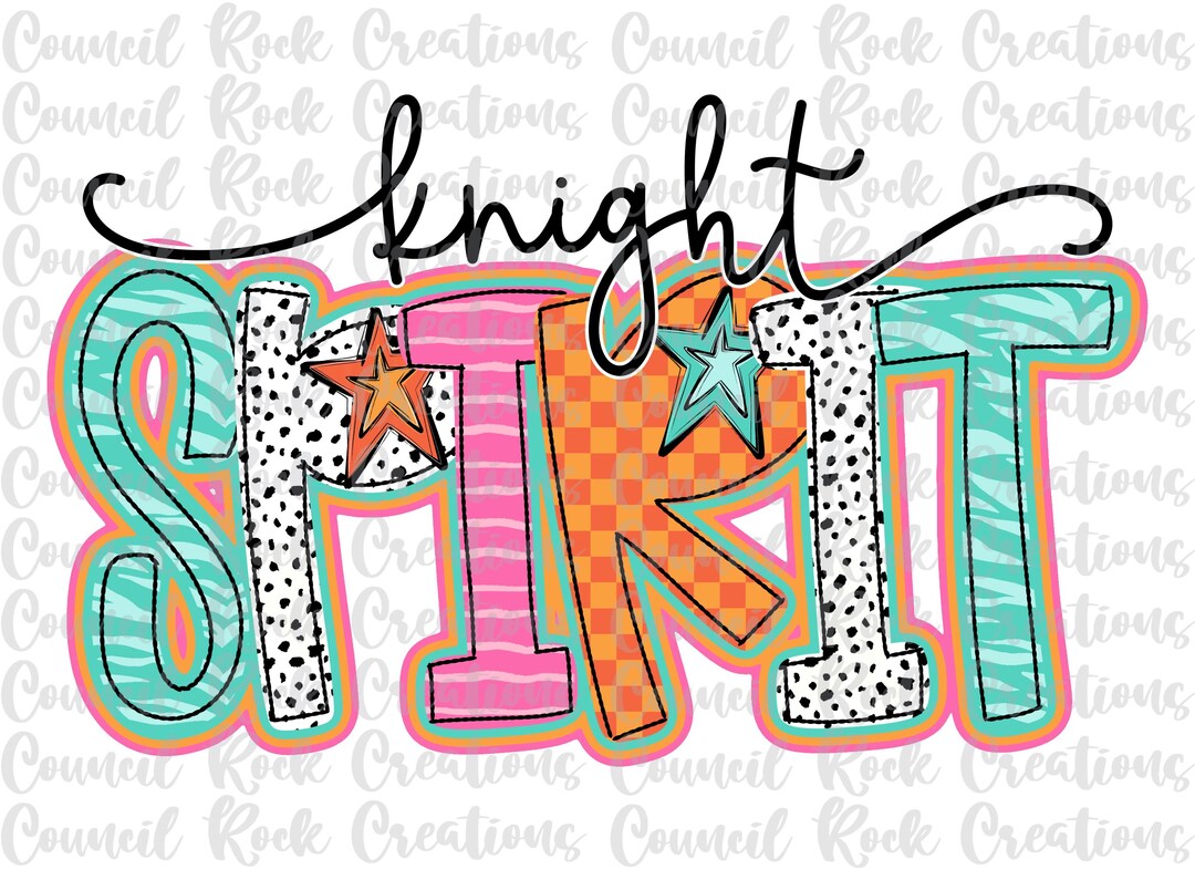 Knight Spirit Png, Colorful, Checkered, Zebra Print, Dalmatian Dots ...