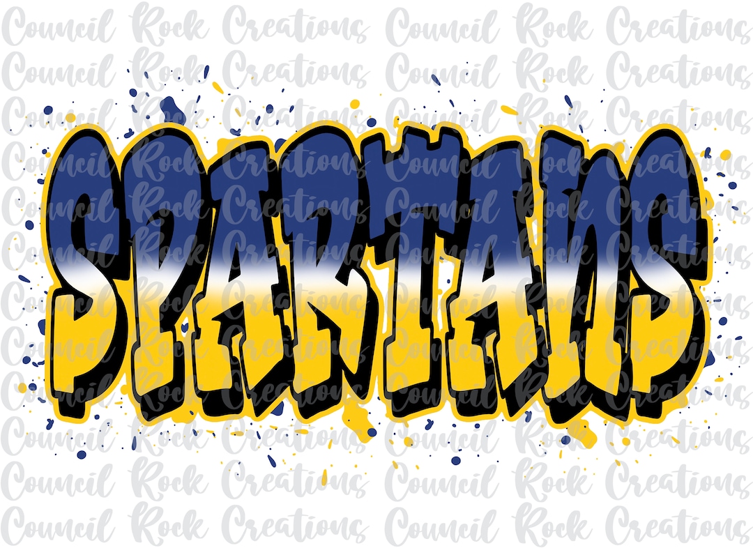 Spartans PNG | Graffiti | Digital File | Sublimation Download - Etsy