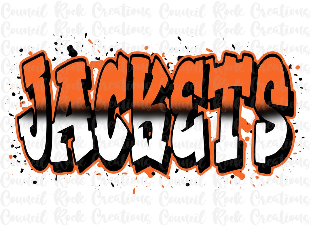 Jackets Graffiti PNG, Mascot, School Spirit, Team Spirit, Digital File ...