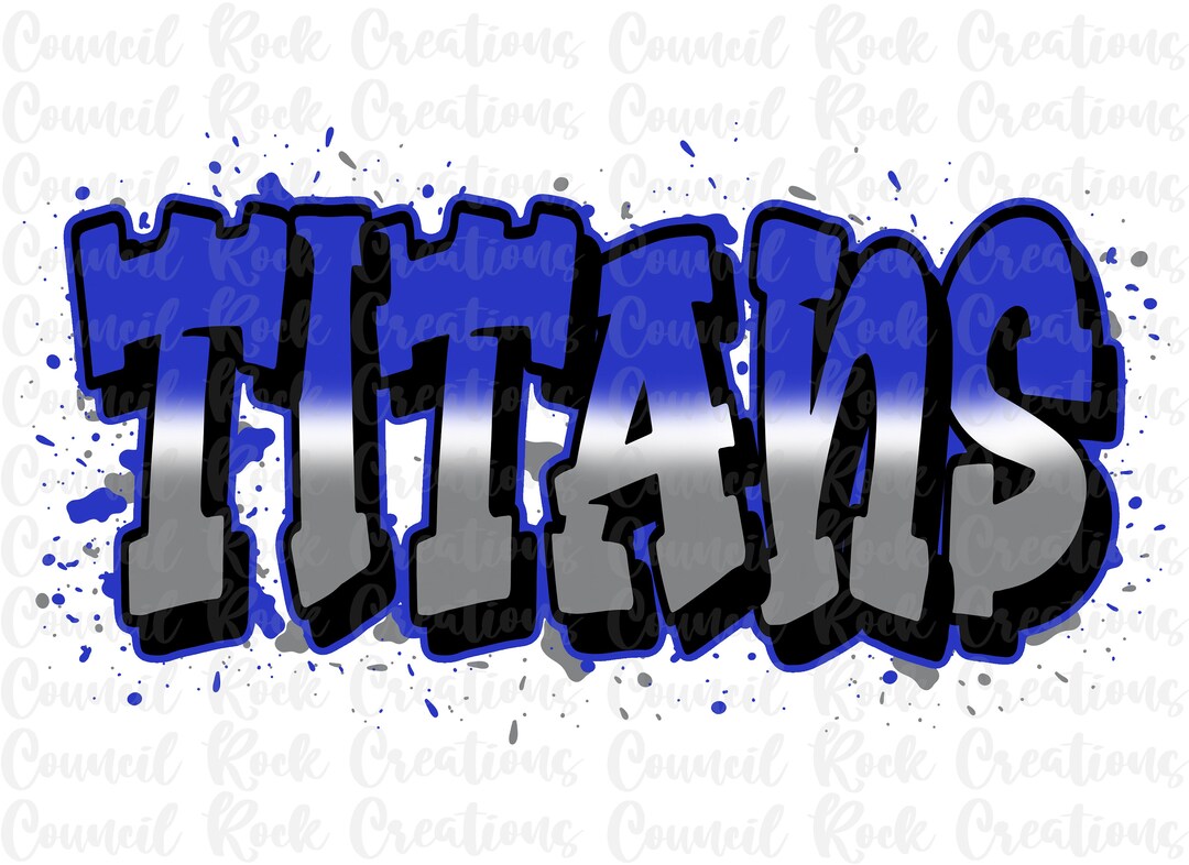 Titans PNG Graffiti Digital File Sublimation Download - Etsy
