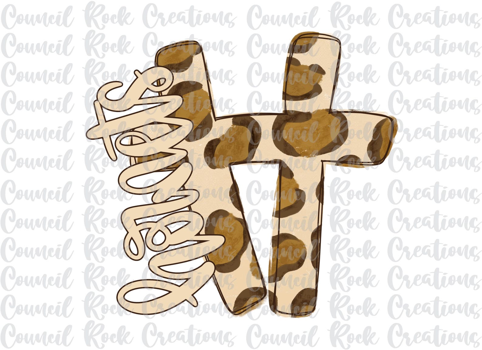 Hornets PNG, Neutral Leopard Print, Hand Lettered, Mascot, School ...