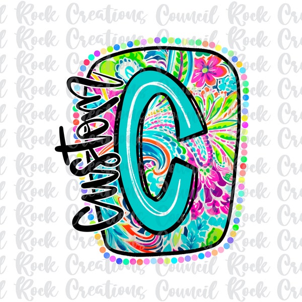 Custom Letter Art - Etsy