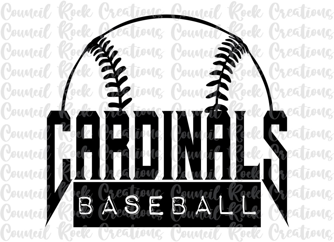 Cardinals Baseball PNG, School Spirit, Sports, Mascot, Digital File ...