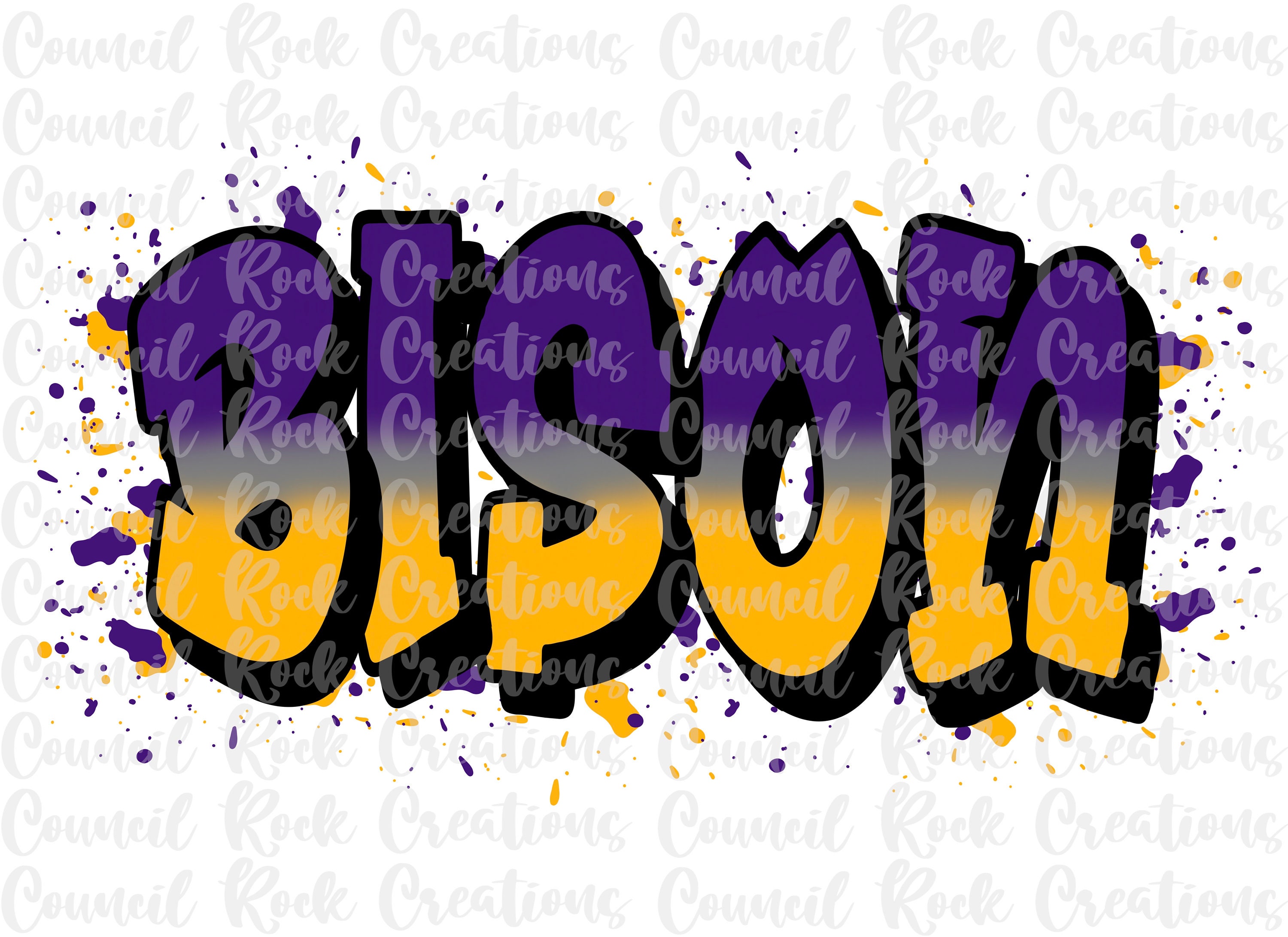 Bison PNG | Graffiti | Digital File | Sublimation Download | School ...