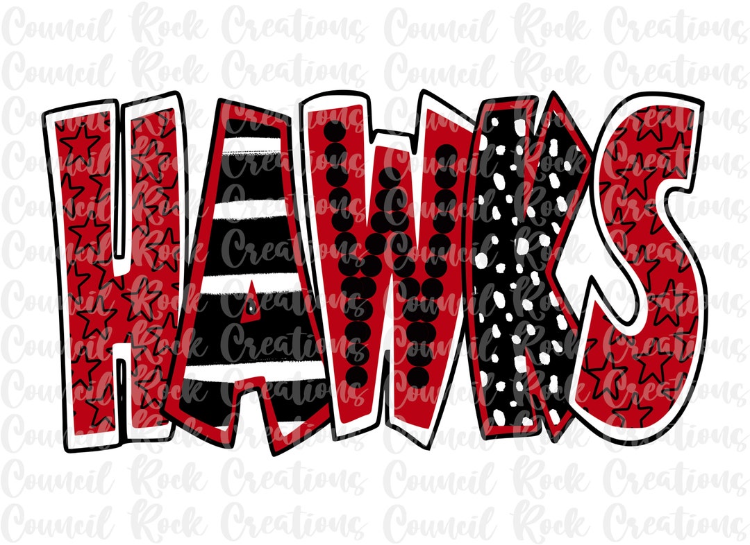 Hawks Fun Mascot PNG, School Spirit, Team Spirit, Digital Gile ...