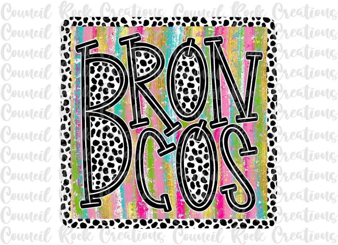Broncos Png, Realistic Paint Stripes, Gold Glitter, Dalmatian Dots ...