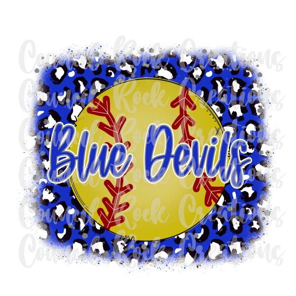 Blue Devils Softball Png - Etsy